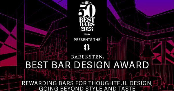The World’s 50 Best Bars launches Bareksten Best Bar Design Award